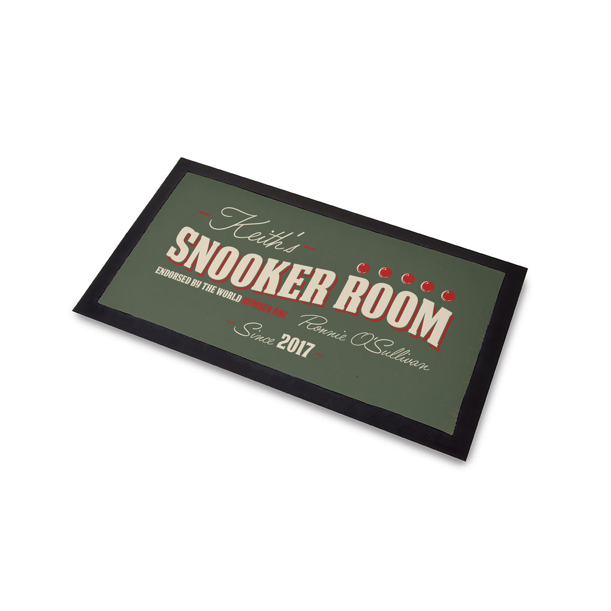Endorsed By Ronnie Personalised Bar Runner – Ronnie O'Sullivan Shop
