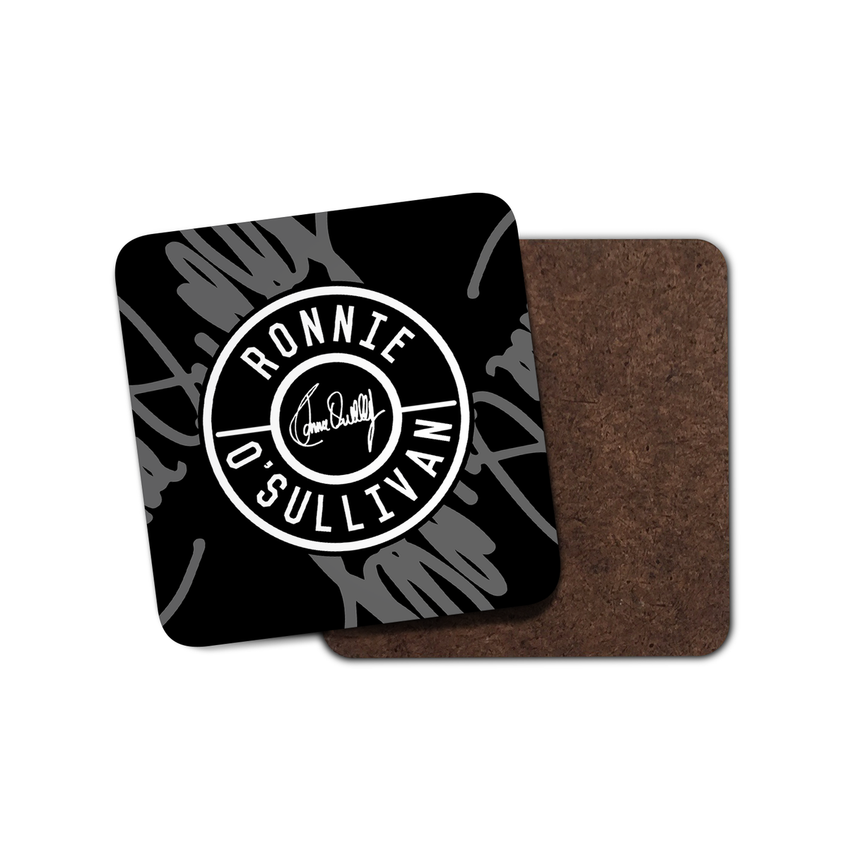 Ronnie O'Sullivan - Retro Signature Coaster - Black – Ronnie O'Sullivan ...